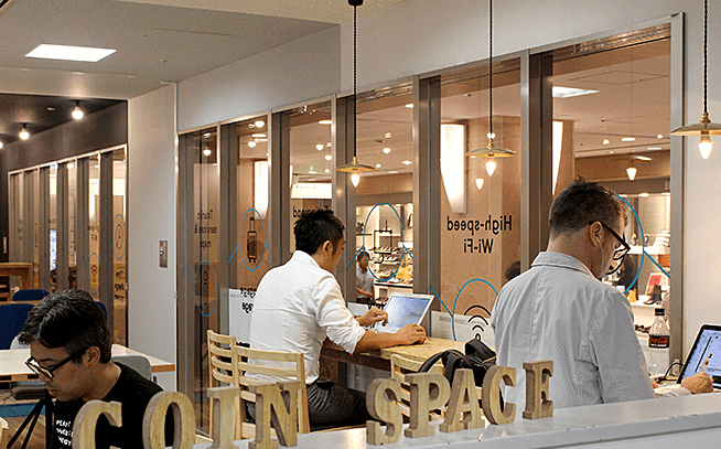 Coin Space 渋谷マークシティ店 by 渋谷区観光協会 | Hub Spaces（ハブスペ）レンタルオフィス・コワーキングスペース検索